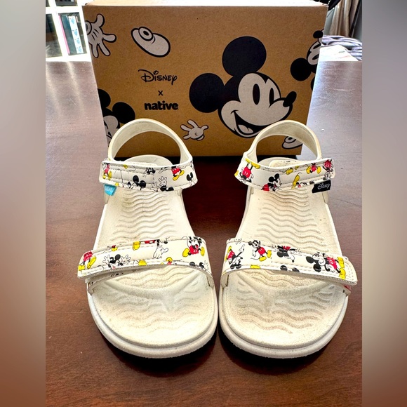 Native | Shoes | Native X Disney Charley Print Sandals Size C | Poshmark